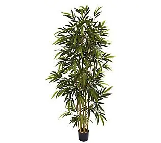 NEARLY NATURAL 6' Bamboo Tree By - One-color