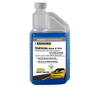 KARCHER Vehicle Wash & Wax Concentrate Chemical 1 Quart - One-color