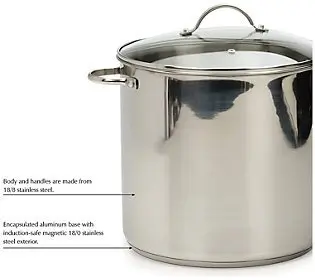 RSVP 8 Qt. Induction Stock Pot