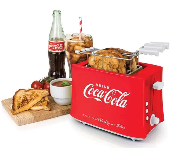 NOSTALGIA Coca-cola Grilled Cheese Toaster