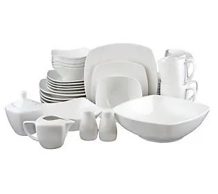 Gibson Zen Buffetware 39-piece Dinnerware Set - One-color
