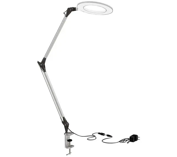 HASTINGS HOME Led Swing Arm Architect Task Lamp With Clamp By - One-color