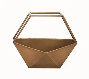 FORESIDE HOME & GARDEN Geo Conservatory Planter Bronze - One-color