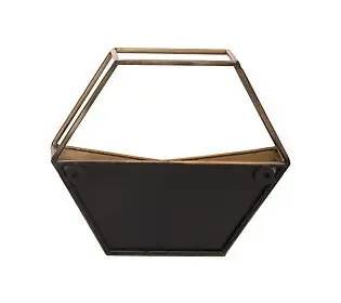 FORESIDE HOME & GARDEN Geo Conservatory Planter Bronze
