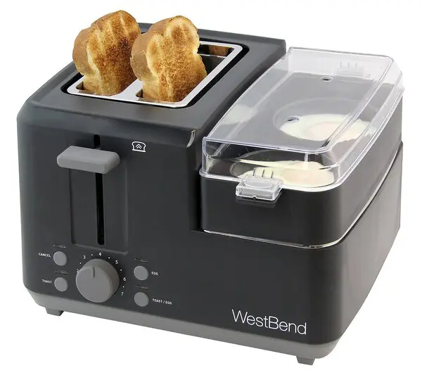 WEST BEND Breakfast Station Toaster And Egg Coo Ker - One-color