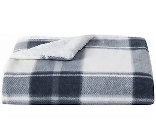 CANNON Cozy Teddy Plaid King Blanket