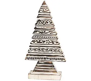 GALLERIE II Fair Isle Tree Medium Figure - One-color
