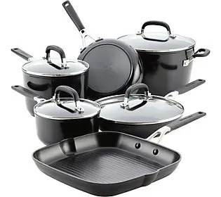 KITCHENAID 10-piece Hard Anodized Nonstick Cook Are Set - One-color