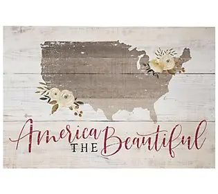 SINCERE SURROUNDINGS America Beautiful Rustic Pallet Sincere Surr Oundings