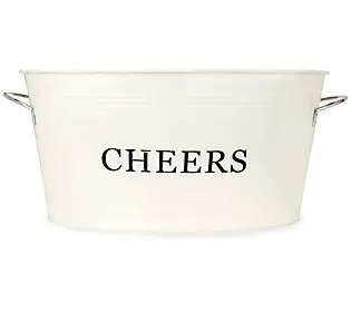 TWINE Cheers Galvanized Metal Tub - One-color