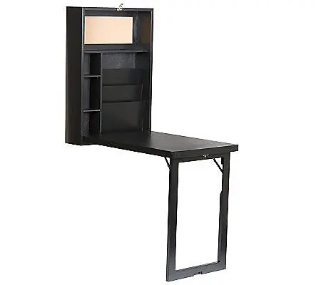HOME REFLECTIONS Murphy-style Desk Black Finish - One-color