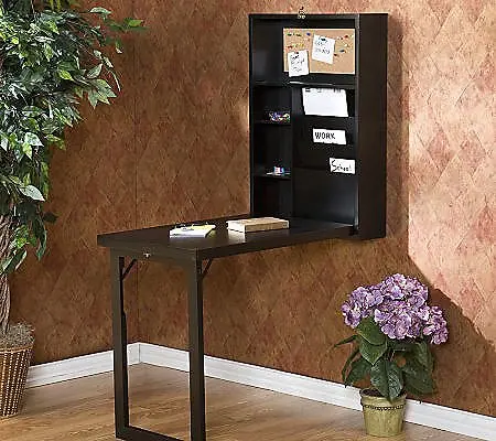 HOME REFLECTIONS Murphy-style Desk Black Finish