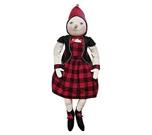GALLERIE II Sarina Snowgirl Gathered Tradition S Figurine - One-color