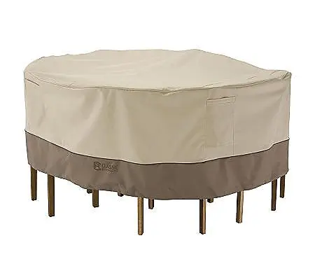 CLASSIC ACCESSORIES Veranda Round Table/chair Cover-lrg-by Classica Ccessories - One-color