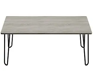 LAVISH HOME Coffee Table With Hairpin Legs
