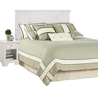 HOME STYLES Naples White King Headboard