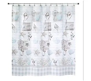 AVANTI LINENS Farmhouse Shell Shower Curtain - One-color