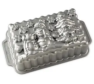 NORDICWARE Winter Wonderland Loaf Pan & Keeper