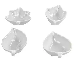 MARTHA STEWART 4 Piece Ceramic Tidbit Dish Set