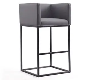 MANHATTAN COMFORT Embassy 38'h Metal Barstool - One-color