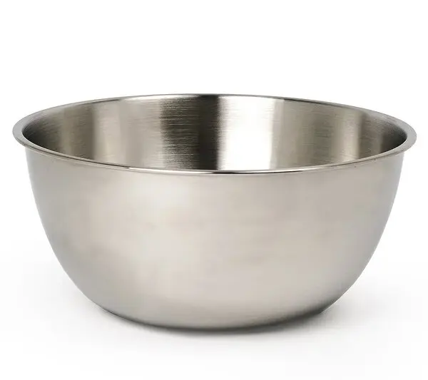 RSVP 4 Qt. Stainless Steel Mixing Bowl - Silver
