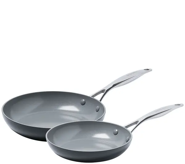 GREENPAN Valencia Pro 8' & 10' Ceramic Nonstick Fry Pan Set - One-color