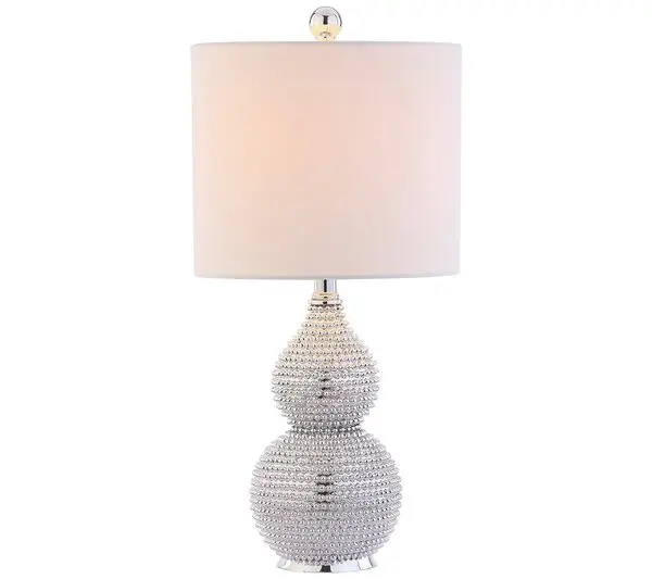 SAFAVIEH Clarabel Chrome Table Lamp