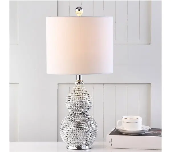 SAFAVIEH Clarabel Chrome Table Lamp
