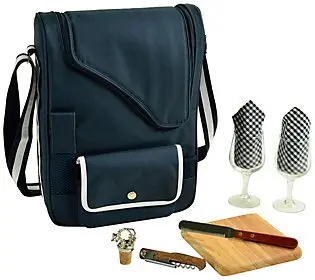 PICNIC AT ASCOT Wine Carrier Deluxe With Wine G Lasses - One-color