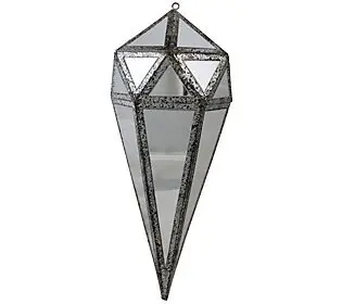 NORTHLIGHT 10.5' Geometric Framed Drop Ornament