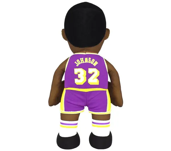 BLEACHER CREATURES Los Angeles Lakers Magic Johnson 10' Plush Figu Re