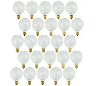NORTHLIGHT G50 Clear Replacement Bulbs Set Of 25