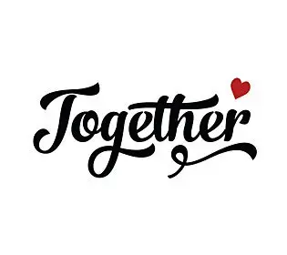COURTSIDE MARKET Together 15x30 Decal - One-color