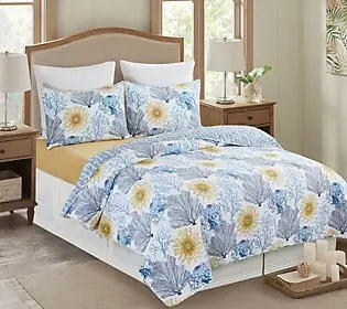 C&F HOME Monterey Mist Full/queen Quilt Set Valerie - One-color