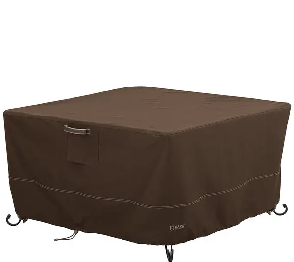 CLASSIC ACCESSORIES Madrona Rainproof Square Fire Pit Table Cover