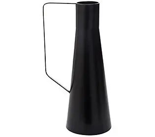 FORESIDE HOME & GARDEN Zion Tall Black Vase - One-color