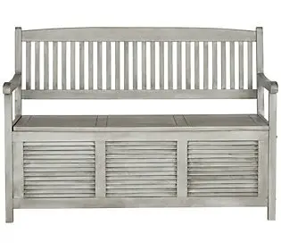 SAFAVIEH Brisbane Storage Bench By - One-color