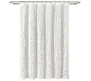 LUSH DECOR Ravello Pintuck 72x72 Shower Curtain - One-color