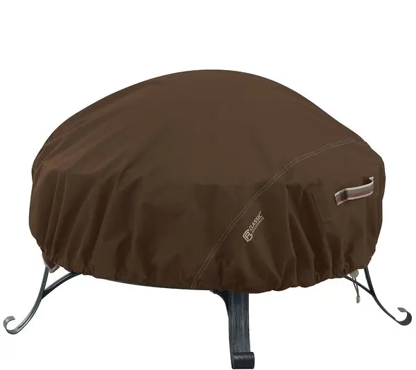 CLASSIC ACCESSORIES Madrona Rainproof Round Fire Pit Cover, Small