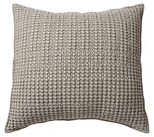 LEVTEX HOME Mills Waffle Taupe Square Pillow By - One-color