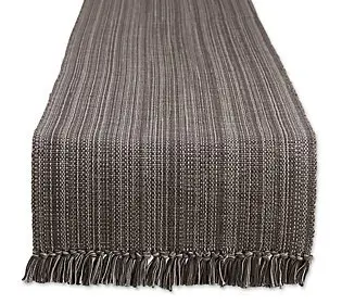 DESIGN IMPORTS Fringe Table Runner - One-color