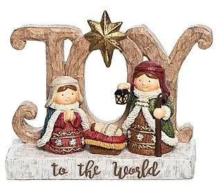 C&F HOME Joy' With Holy Christmas Family Decor - One-color