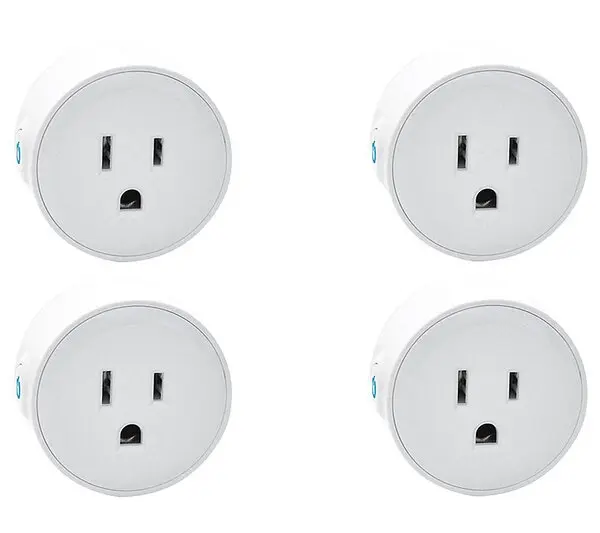 DIGITAL GADGETS 4-pack Of Mini Smart Sockets Alexa Enabled - One-color