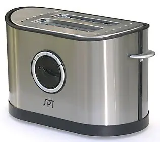 SPT Stainless Steel Wide Mouth Toaster - Silver