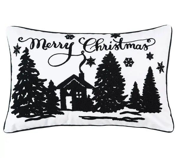 C&F HOME Merry Christmas 14' X 22' Tufted Throw Pillow - One-color
