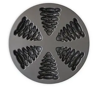 NORDICWARE Evergreen Cakelet Pan & Duster