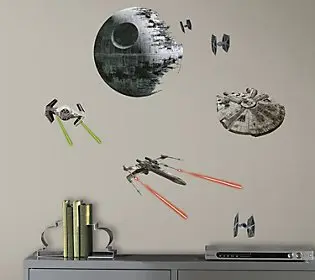 ROOMMATES Star Wars Spaceships Peel & Stick Wal L Decals