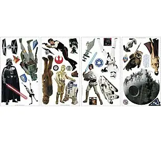 ROOMMATES Star Wars Classic Peel & Stick Wall D Ecals - One-color