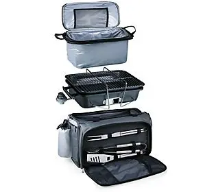 PICNIC TIME Vulcan Portable Grill & Tote