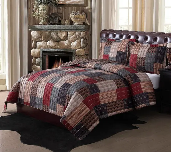 STYLE 212 Gunnison King Quilt Set - One-color